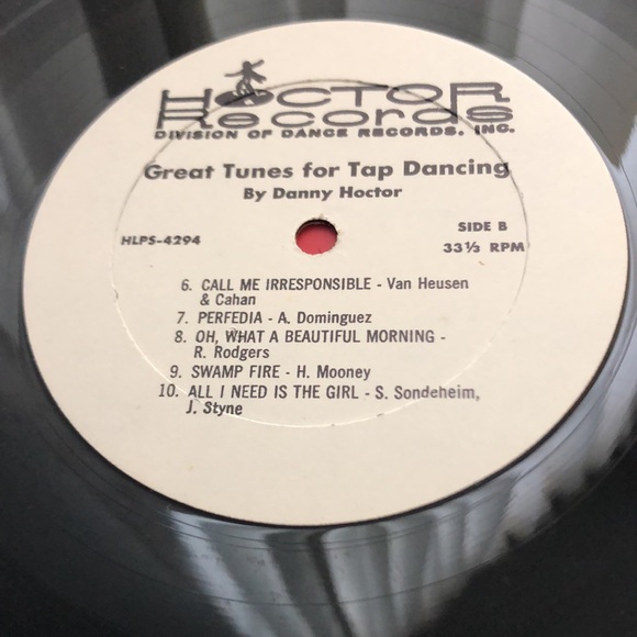 Hoctor | Toys | Danny Hoctor Great Tunes For Tap Dancing Vinyl Lp ...